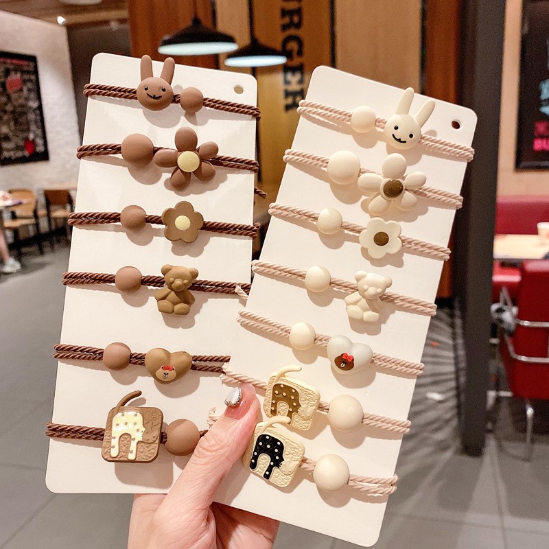 New Products Korean Minmal Hair Rubber Bands Spiral Rope Japanese Style ...