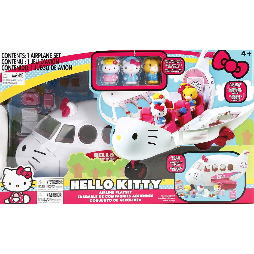 Hello Kitty Jet Plane airplane PlaySet | Shopee Philippines