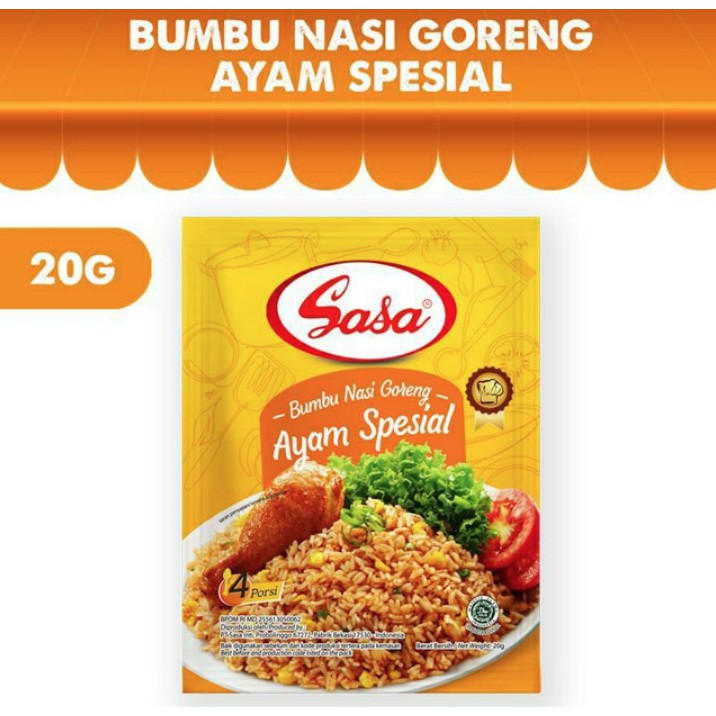 SASA Special Chicken Fried Rice Seasoning 20 GR | Shopee Philippines
