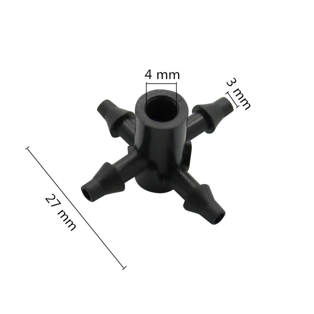 Micro Cross 4 Way 5 mm Head- Rivulis 4 Prong Dripper Divider | Shopee ...