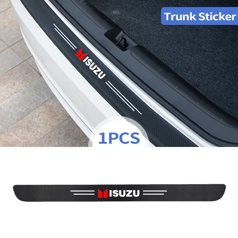 For Isuzu Carbon Fiber Car Door Sticker Protector Auto Threshold Strips ...