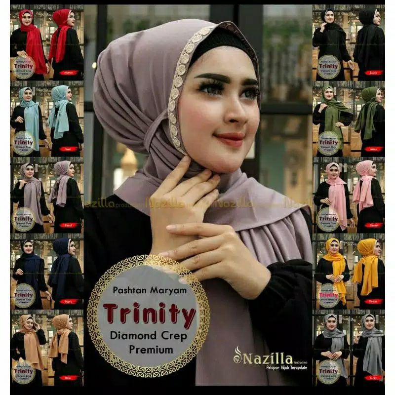 Pastan maryam trinity / pastan maryam Lace / pasmina maryam / pashmina ...