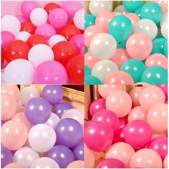 10PCS STANDARD ORDINARY BALLOONS 5inch/10inch/12inch PARTY DECORATION ...