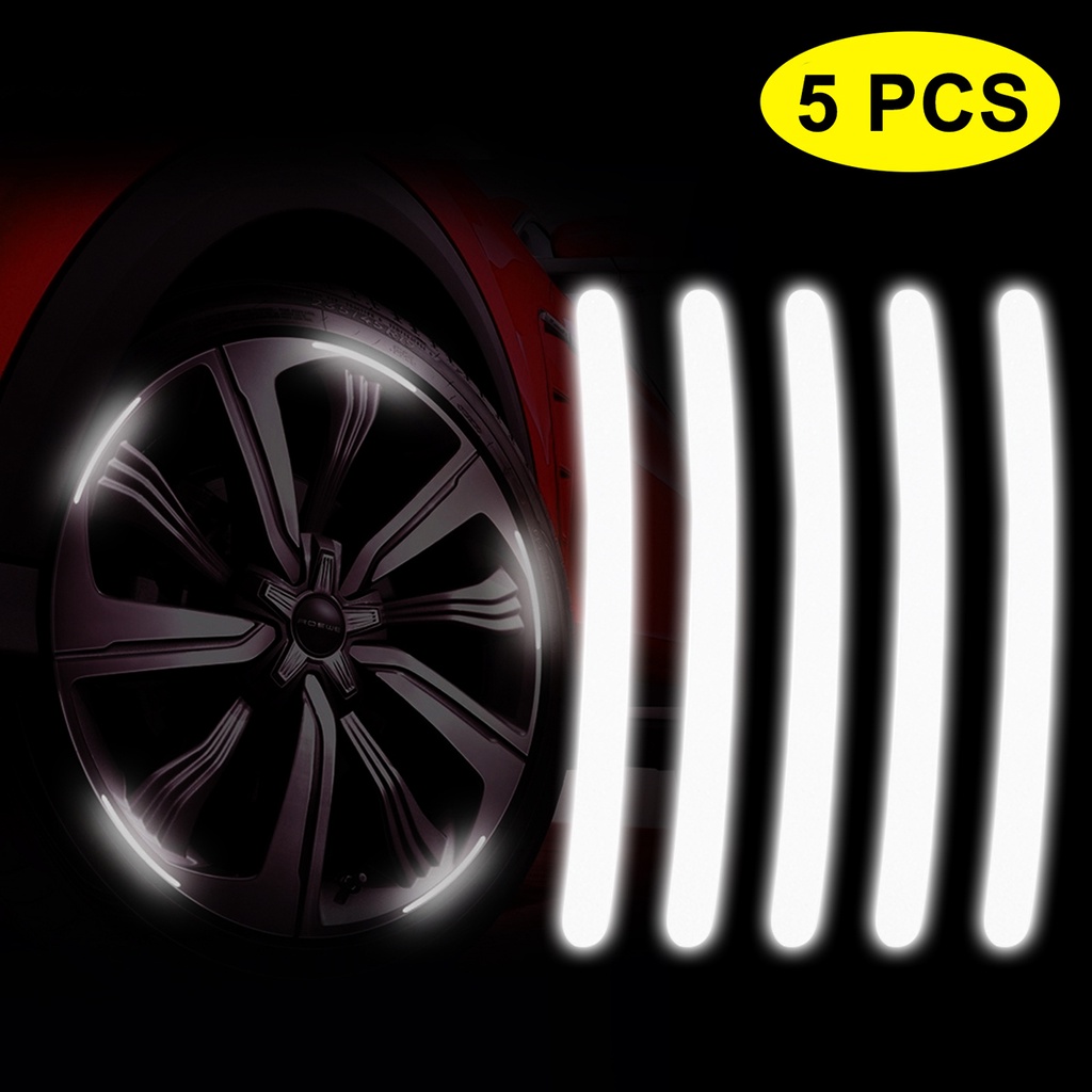 Reflective Wheel Sticker Diamond Reflective Wheel Rim Wheel Hub Set ...