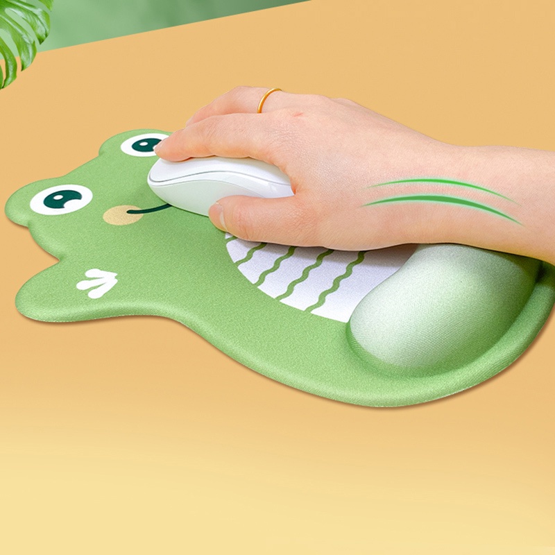 Creative Kawwaii Cute Cartoon Wrist Rest Non Slip Ergonomic Silicone ...
