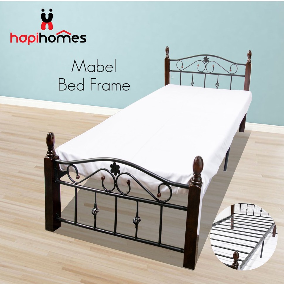 Hapihomes Mabel Bed Frame (Single 36x75) | Shopee Philippines