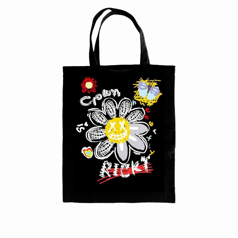 Tote BAG CROWN RICKY/AESTHETIC Picture TOTEBAG/TOTE BAG Men Women ...