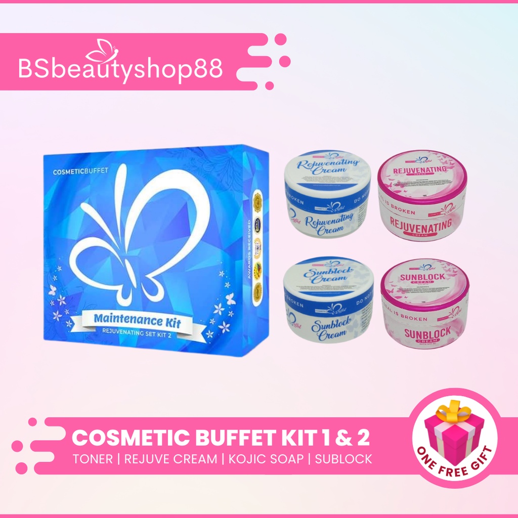 CB | Cosmetic Buffet Pink and Blue Set - Sunblock - Day Cream | Rejuve ...