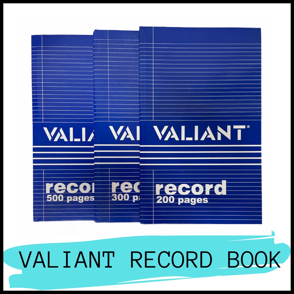 VALIANT Record book (Standard size) | Shopee Philippines