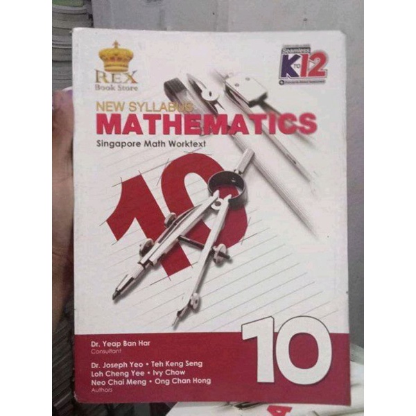 NEW SYLLABUS MATHEMATICS 10(SECONDHAND) | Shopee Philippines