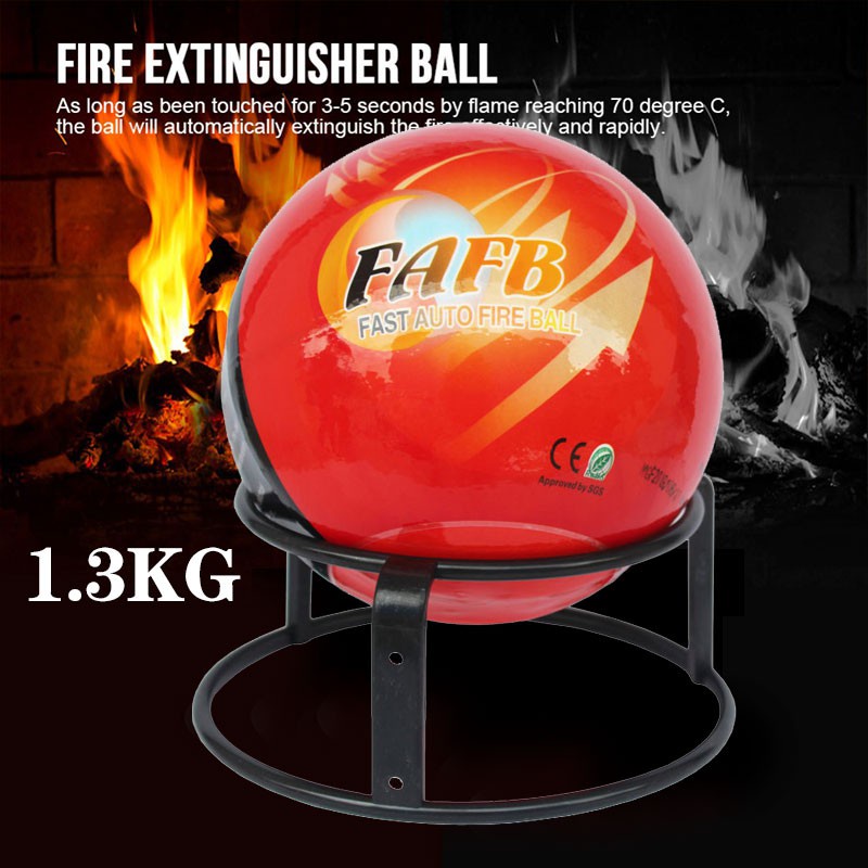 1.3KG Automatic Fire Fighting Ball Dry Powder Fire Extinguisher Fire ...