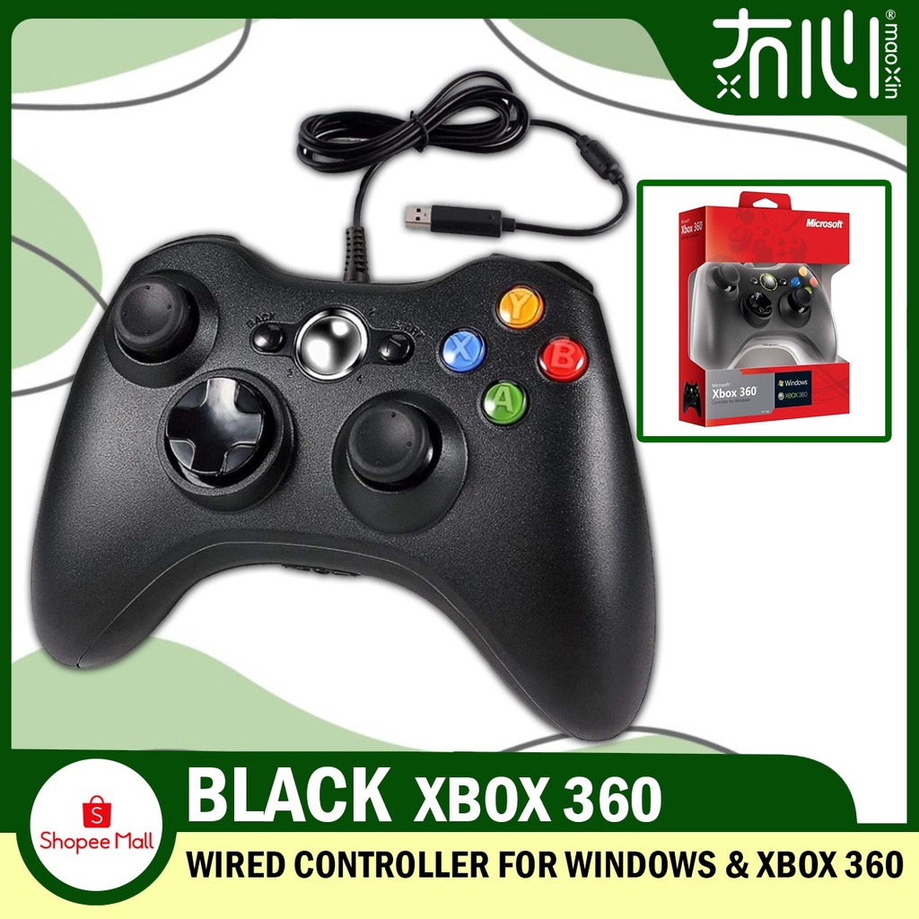 MX MALL Microsoft Xbox 360 Wired Gaming Controller for Xbox 360 & PC ...