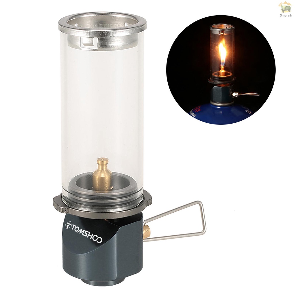 TOMSHOO Gas Lamp Light Butane Gas Light Lantern for Outdoor Camping ...