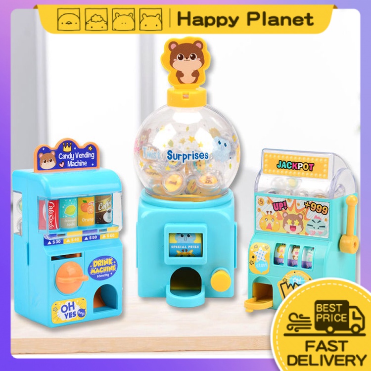 Happy Planet Vending Machine Toy Candy machine toy Capsule machine toy Interactive toys for kids ...