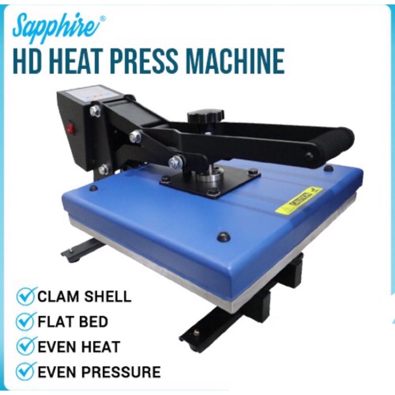 Heat Press HD Machine 38cm x 38cm | 40 x 50cm | 40 x 60cm Sapphire ...