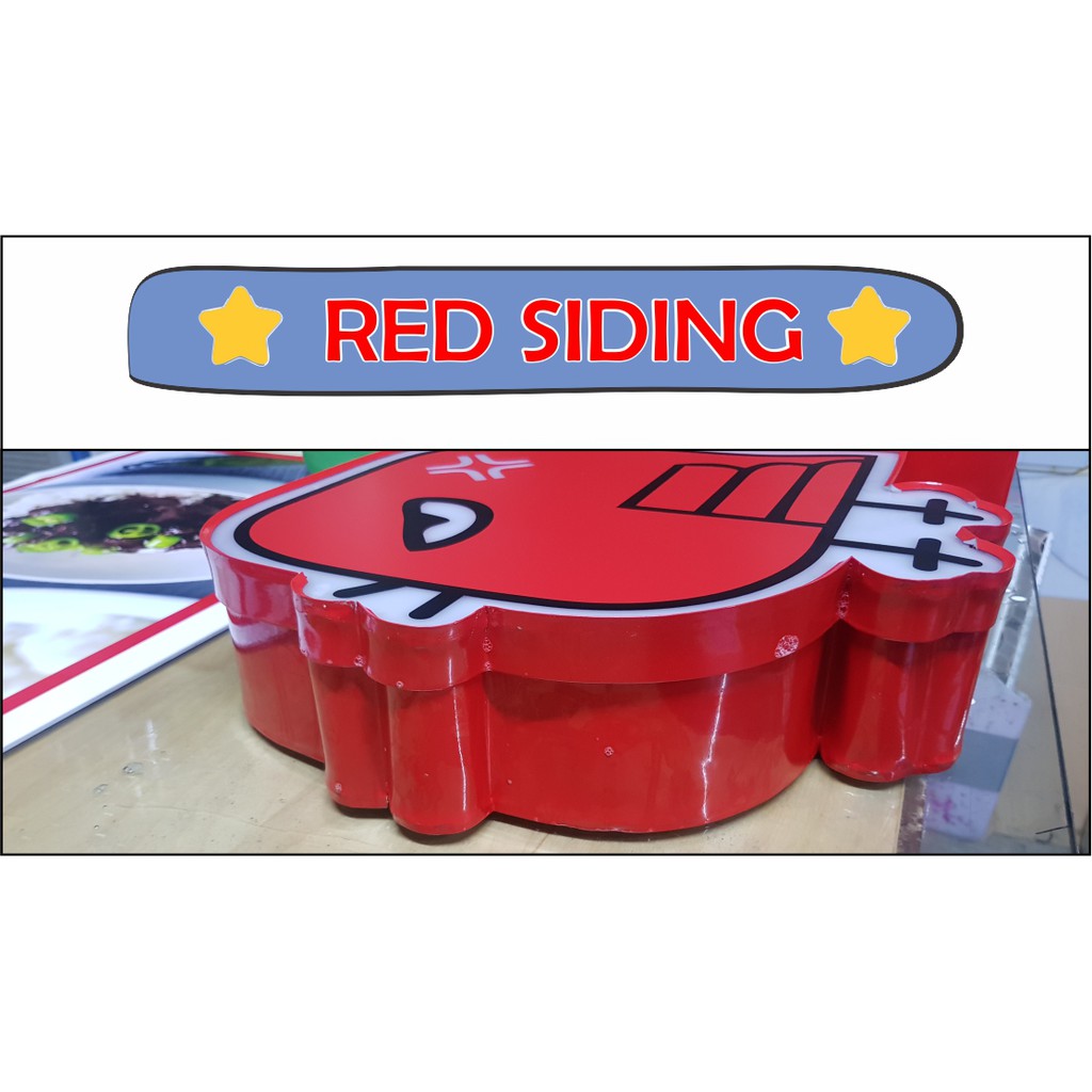 Customized Size Circle Square Single Face Signage / Sign Decor LED ...