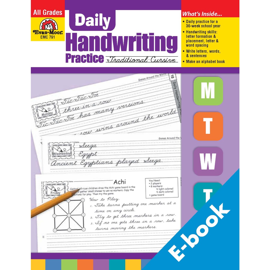 Daily Handwriting Practice, Traditional Cursive | Shopee Philippines
