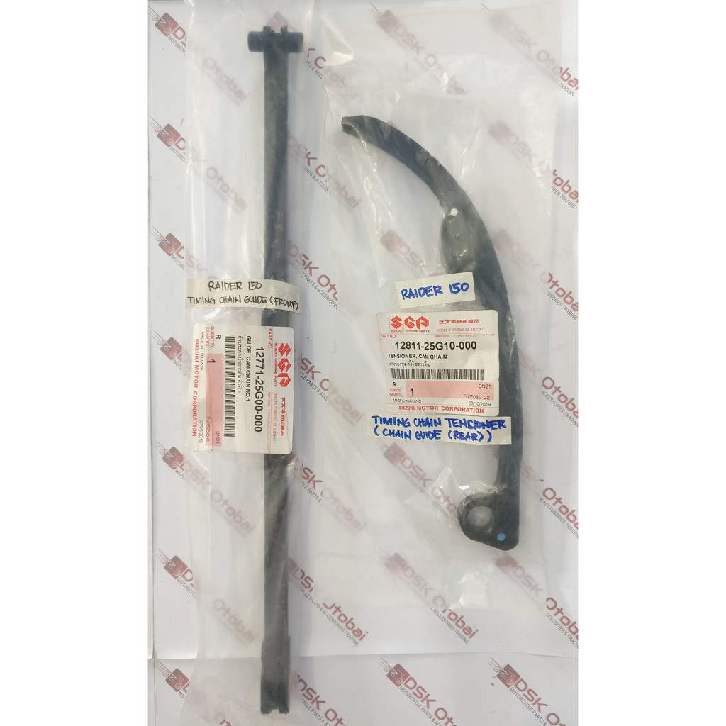 Timing Chain Guide (Front and Rear) for Raider 150 Carburetor (Genuine ...