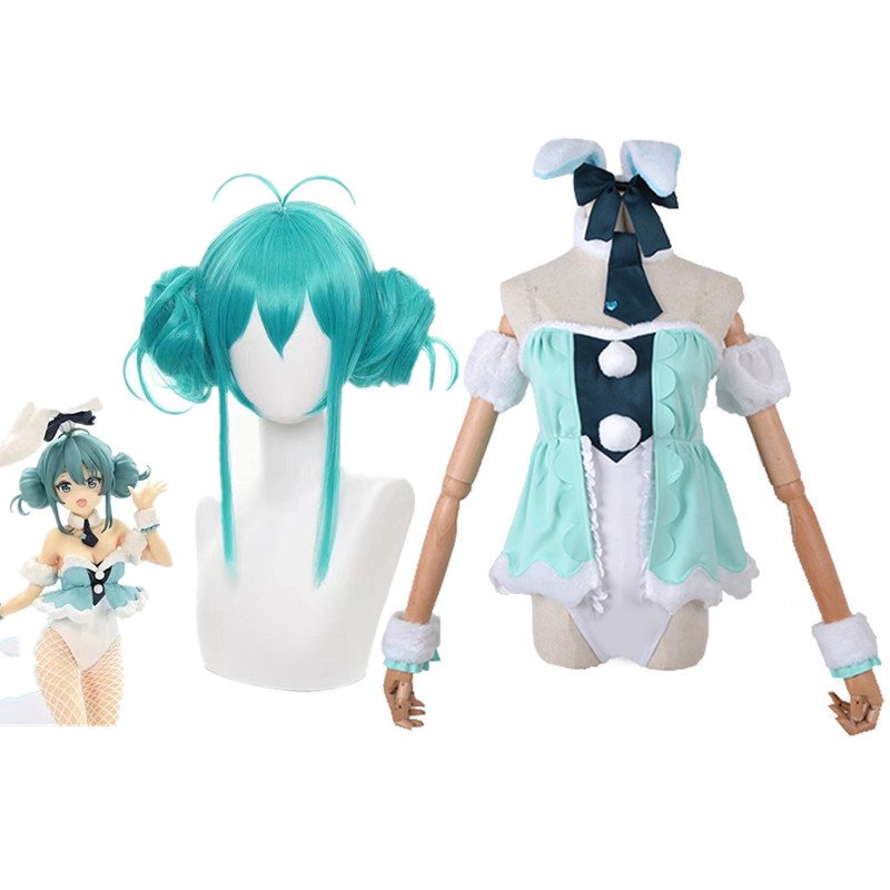 Game Anime Role Playing Cosplay Costumes Hatsune Miku Bunny Girl ...