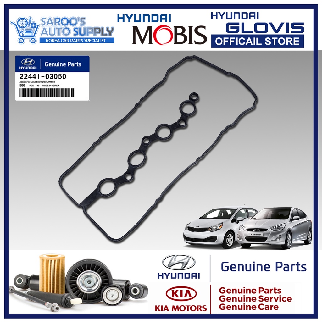 Rocker Cover Gasket / Cylinder Head Cover Gasket For Hyundai Accent ...
