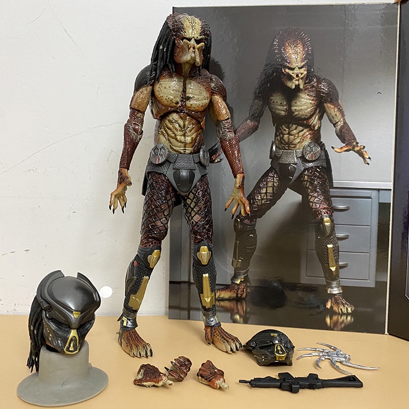 NECA Lab Escape Fugitive Predator AVP Alien vs Predator Masked Scar ...