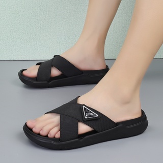 New Fashion Trend Men's Cross Slippers 518-1 | Shopee Philippines
