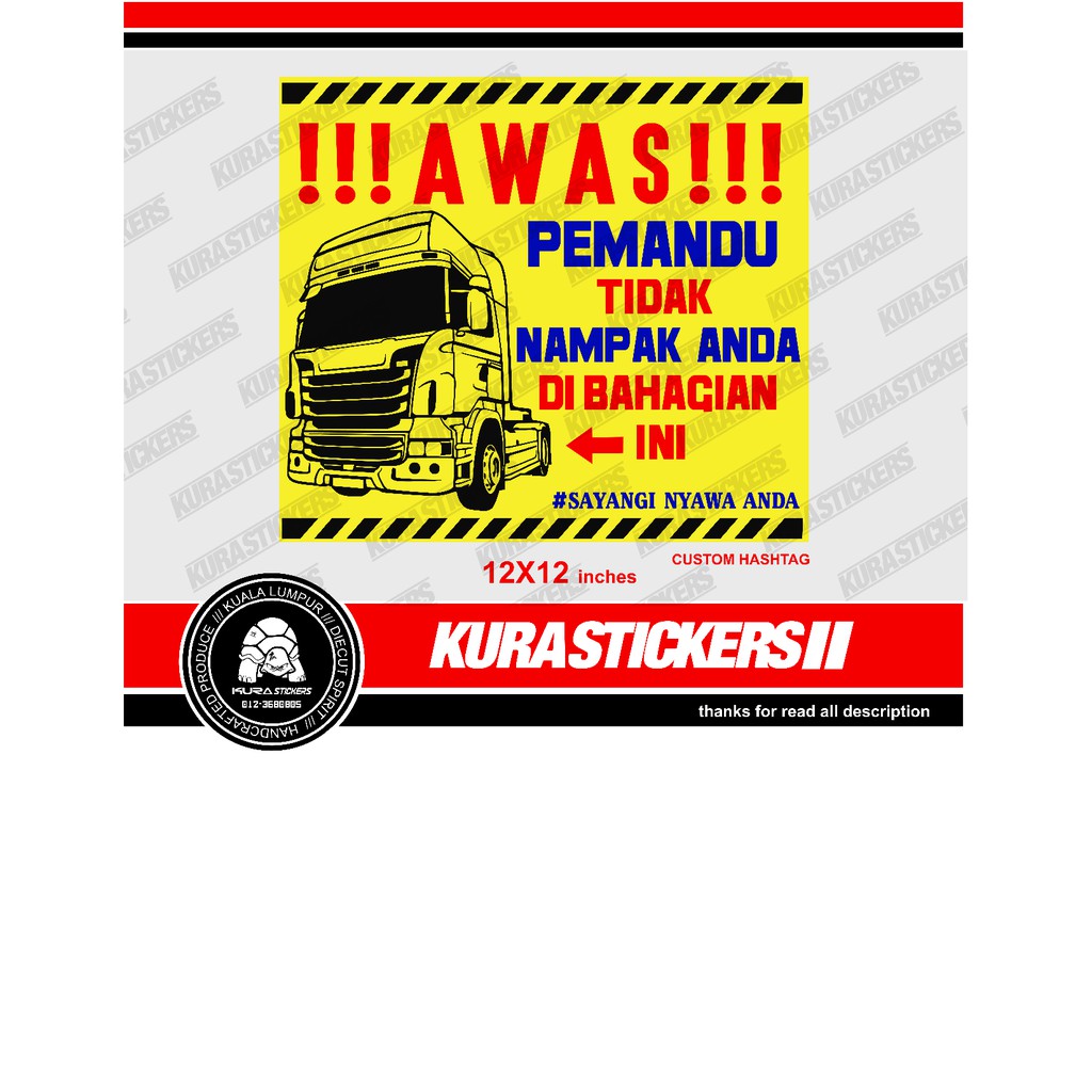 STICKER LORI. DECAL LORI (LORRY3) | Shopee Philippines