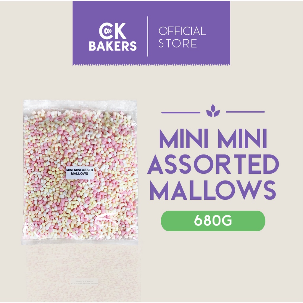 CK Bakers Mini Mini Assorted Marshmallows 680g/340g | Shopee Philippines