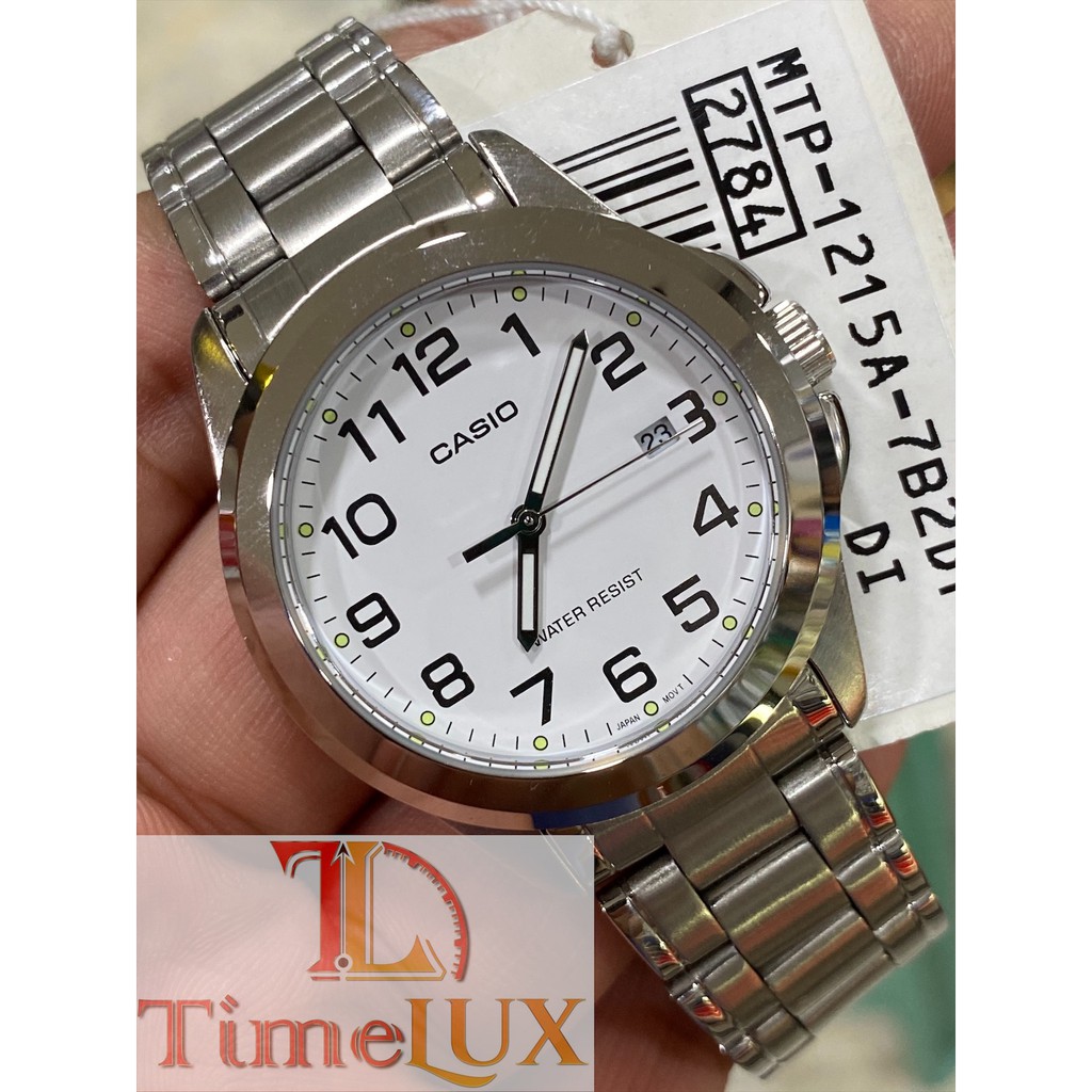CASIO MEN'S SILVER MTP 1215A 7B2 | Shopee Philippines