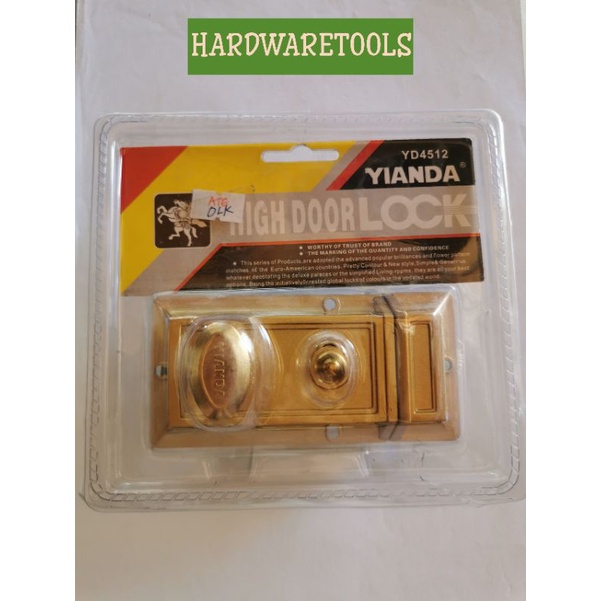 Yianda High Door Lock / Rim Lock Night Latch Door Lock / Latch Bolt ...