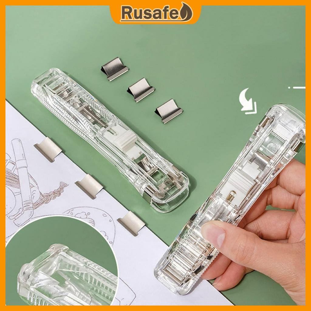 Seamless Staplers Push Clip Stapler Remover Binder Push Clamp File ...