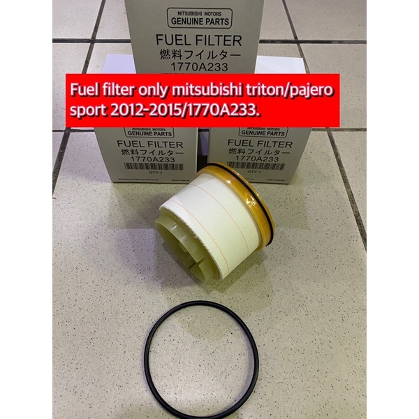Fuel filter only diesel filter pajero sport/triton 2.5cc 2015 and below ...