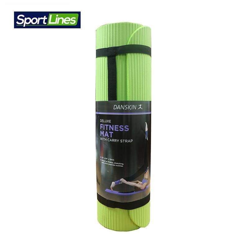 DANSKIN DELUXE FITNESS MAT WITH CARRY STRAP DA-3744 | Shopee Philippines