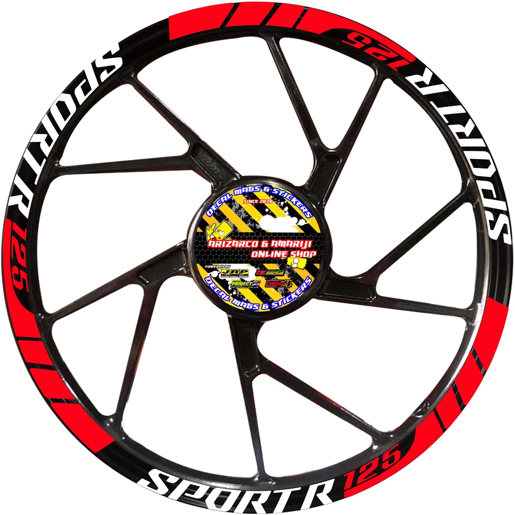 EURO SPORT R 125 NEW STYLE DECAL MAG STICKER GOOD FOR 2 MAGS | Shopee ...