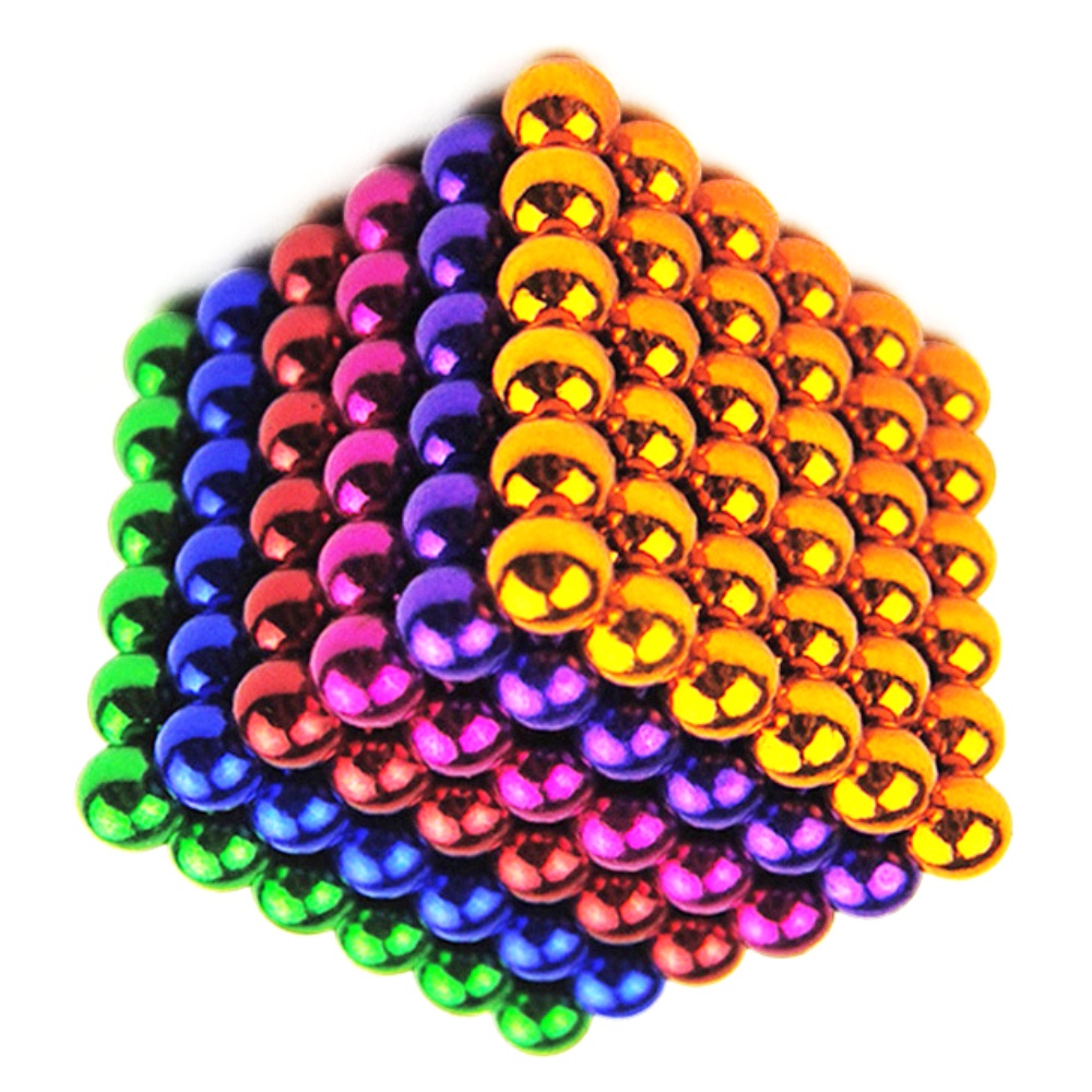 5mm 216PCS Magnetic Ball Decompression Magnet Bat Set Puzzle Magnet ...