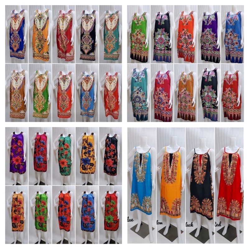 Batik Duster Dress/Batik Daster/Pantulog/Dashiki Duster/Sleepwear ...