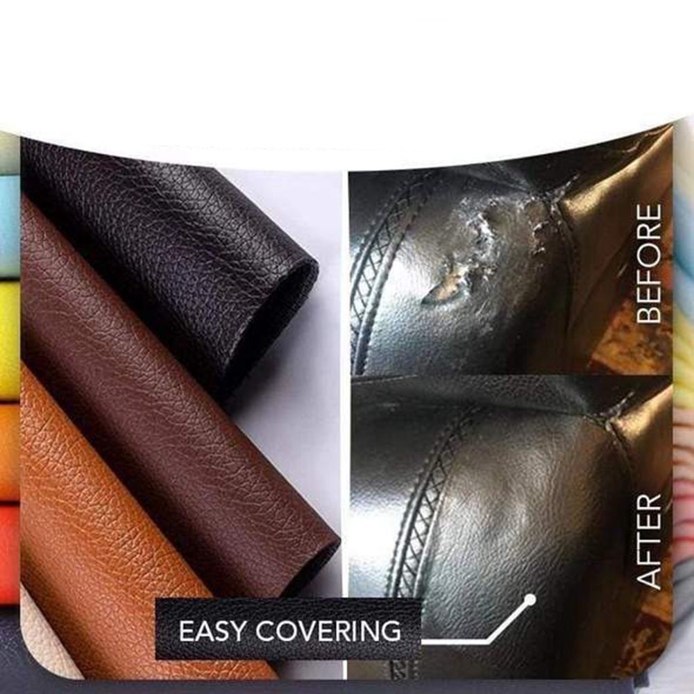 Self-adhesive Waterproof Scratch-proof Lychee PU Leather Seamless ...