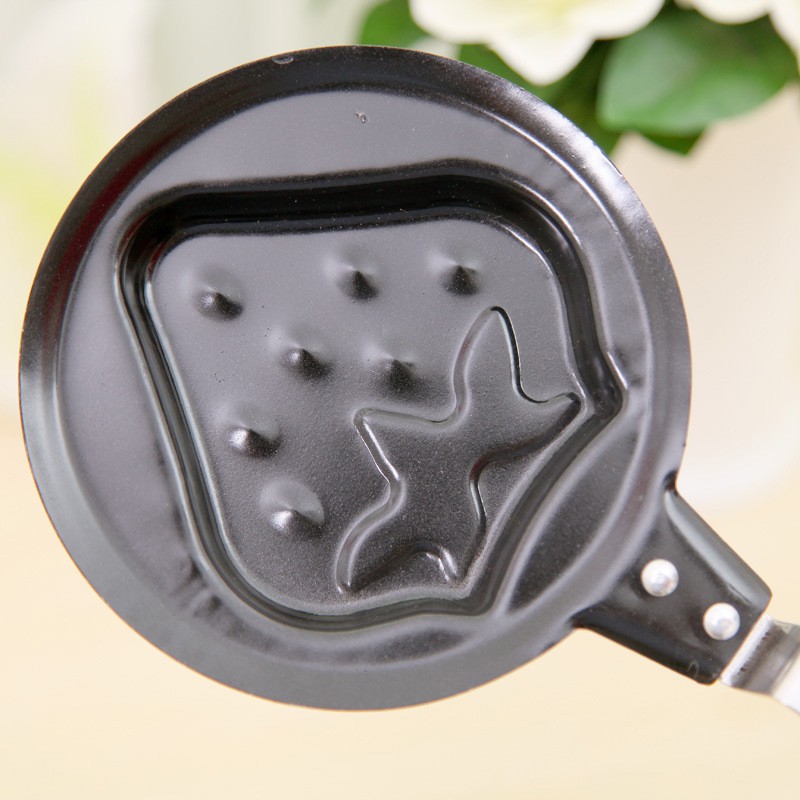 Teflon Mini Character / Small shaped frying pan - Strawberry | Shopee ...