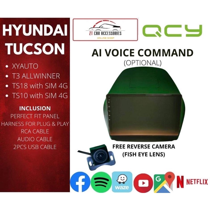 Hyundai Tucson / 1X35 2010-2016 QCY Android Head Unit | Shopee Philippines