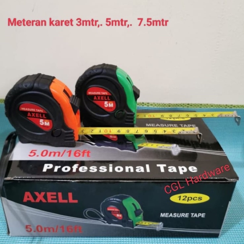 3varian 3M, 5M, 7,5M rubber roller meter | Shopee Philippines