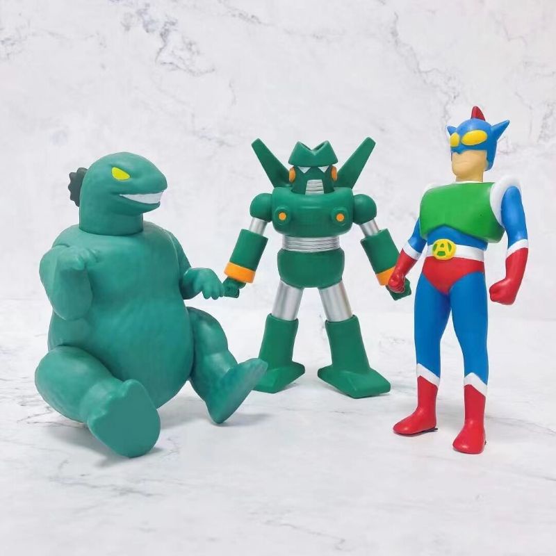 shin chan action kamen kantam robo godzilla vinyl | Shopee Philippines