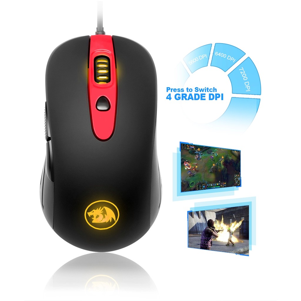 Redragon M703 Gerberus Gaming Mouse | Shopee Philippines