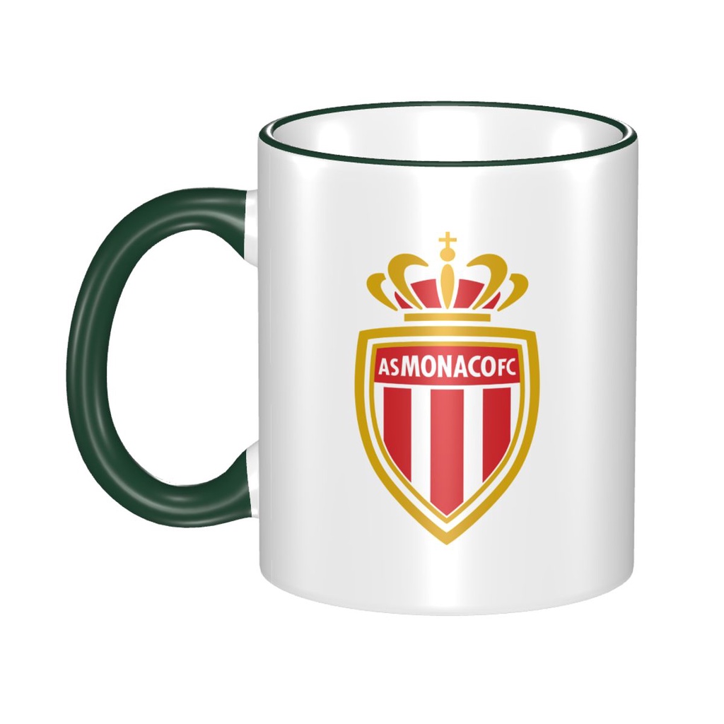 Ready Stock AS Monaco FC logo Mug Creative Coffee Cup Couple Simple ...