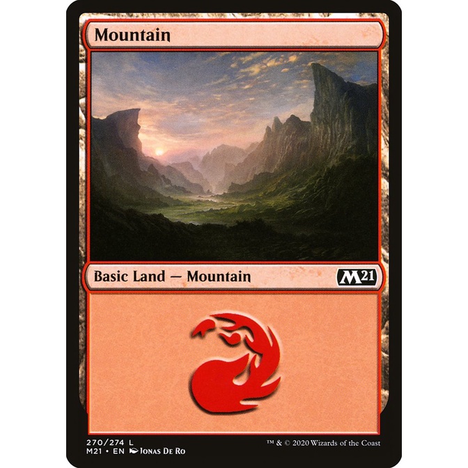 MTG -Basic Lands- MOUNTAIN (Random) | Shopee Philippines