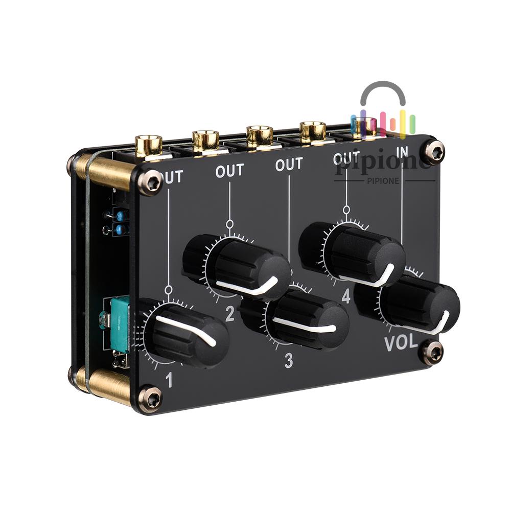 4-in-1-out Passive Mixer Module Mini Stereo 4-Channel Passive Mixer ...