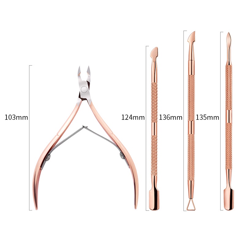 Lusluking Nail Clipper Portable Stainless Steel Nippers Set Cuticle ...