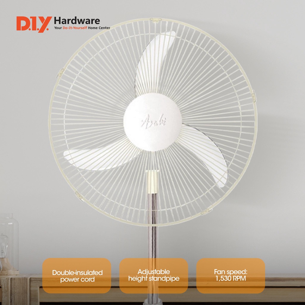 Asahi Stand Fan 16" Banana Type Blade Adjustable Height PF-631 | Shopee ...