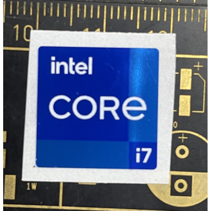 Original intel core i7 11th gen logo Sticker | Shopee Philippines