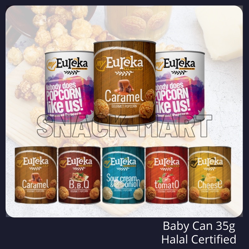 Eureka Popcorn Baby Can 35G ( HALAL ) | Shopee Philippines