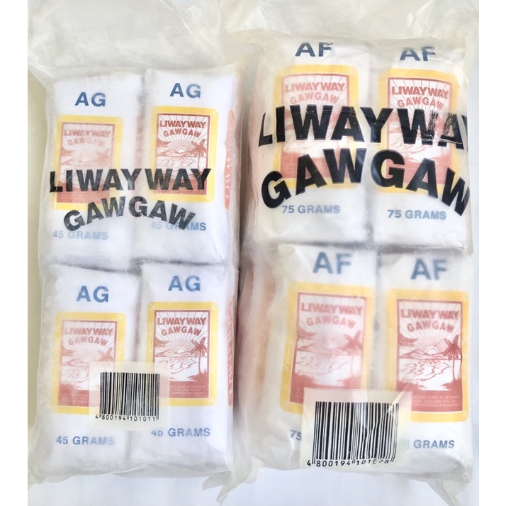 Liwayway Gawgaw Sold Per Pack of 12pcs 165g, 75g, 45g | Shopee Philippines